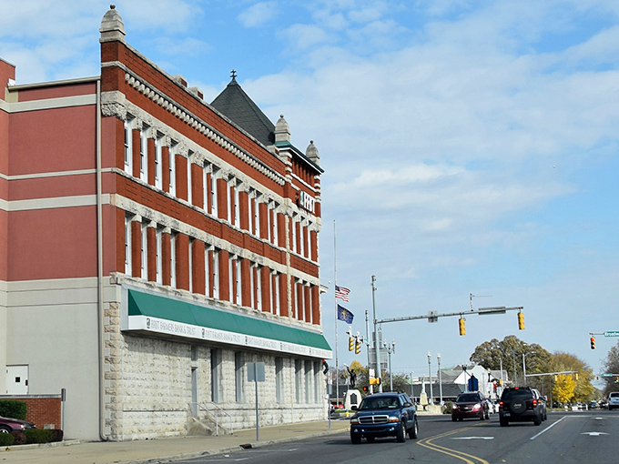 Main Street Peru could be a movie set for "Charming Midwestern Town," complete with historic architecture and not a chain store in sight.