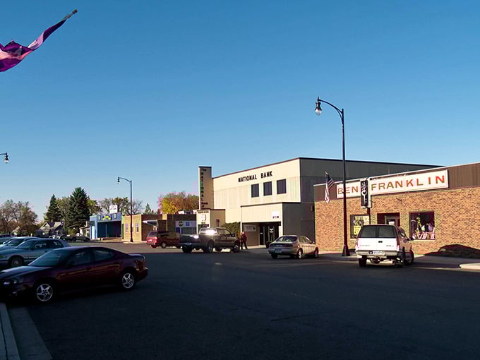 Main Street Harvey offers that increasingly rare commodity in America: parking spots right in front of where you actually want to go.
