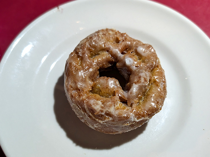 The glazed donut in its natural habitat&mdash;simple, unadorned perfection that needs no introduction or fancy accessories.