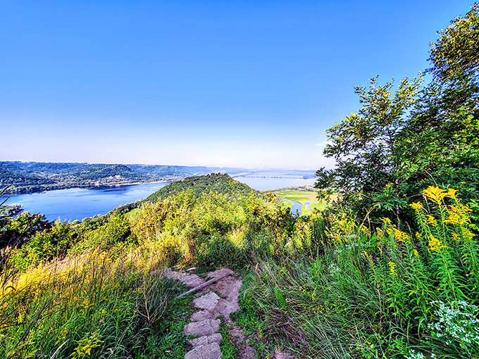 The trail winds through like a well-told story, each turn revealing another chapter worth reading slowly.