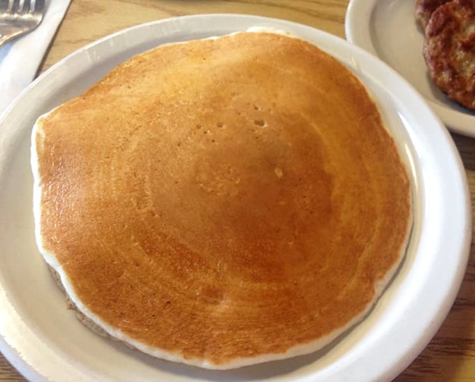 The perfect pancake doesn't exi&mdash; Oh wait, there it is! Golden-brown, plate-sized, and ready for its maple syrup baptism.