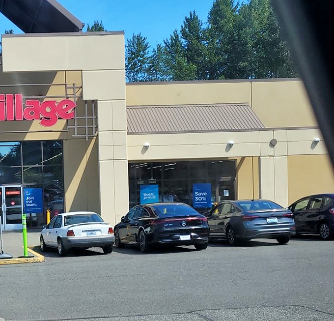 The daytime facade might look unassuming, but inside lies a universe of possibilities&mdash;and parking spots for determined treasure hunters.