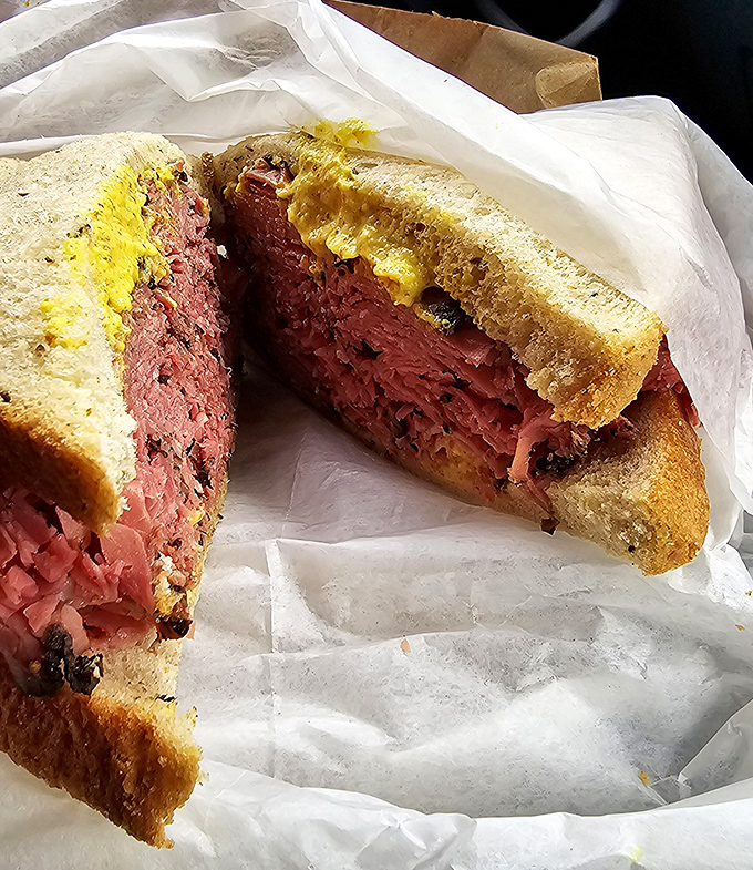 The pastrami mountain &ndash; where peppery, smoky beef is piled so high you'll need a strategy session before attempting that first bite.