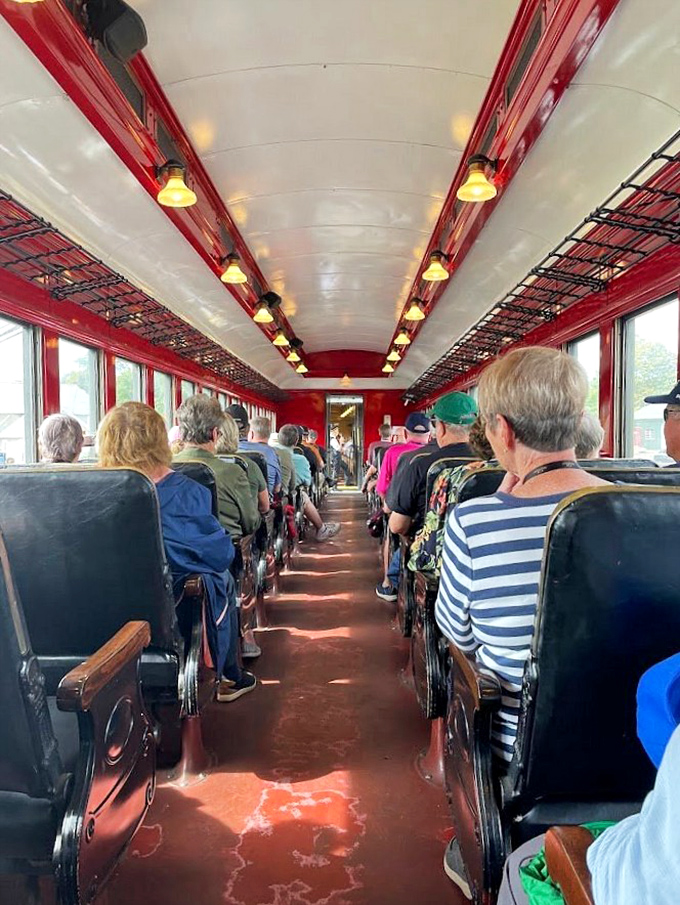 Vintage coaches filled with families discovering that the journey really can matter more than the destination.