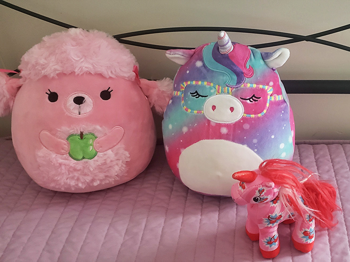 Plush paradise! These cuddly companions have stories to tell and hugs to give&mdash;unicorns and teddy bears seeking second-chance adventures.