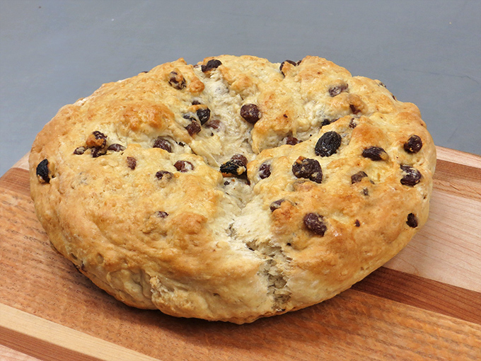 A rustic cranberry-studded bread that proves not all carbs need frosting to be memorable. The perfect companion for a steaming cup of coffee.
