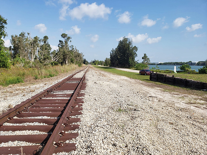 Rails stretching toward the horizon remind us that sometimes the journey itself outshines even the most carefully planned destination.