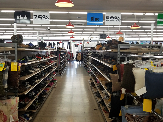 A shoe hunter's paradise where footwear dreams come true – if you're willing to search for your Cinderella moment.