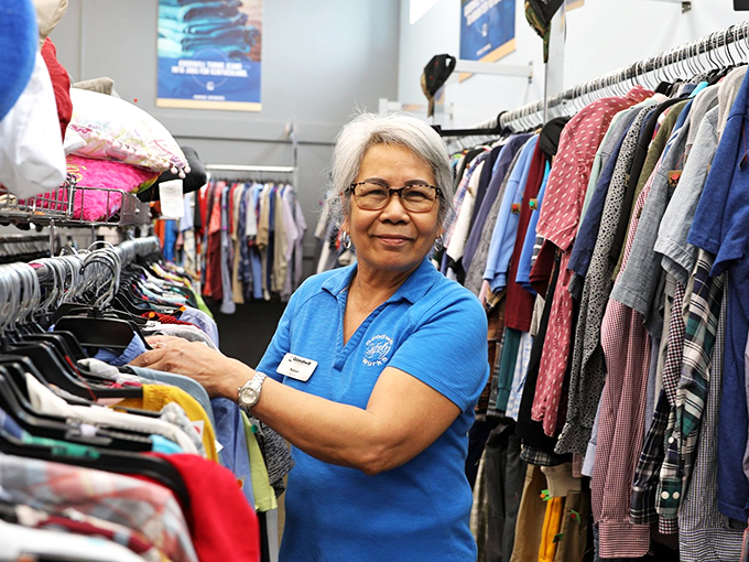 The store's welcoming atmosphere is matched only by its helpful staff, who understand that one person's discard is another's discovery.