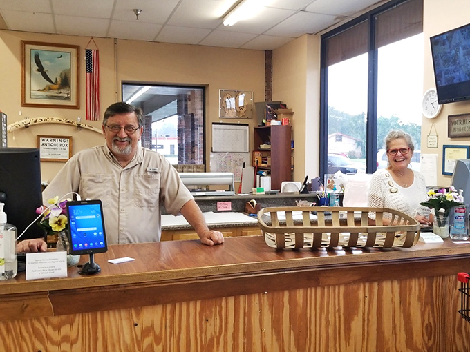 The friendly faces behind the counter are often as much a part of the antique mall experience as the treasures themselves &ndash; knowledgeable guides to history's marketplace.