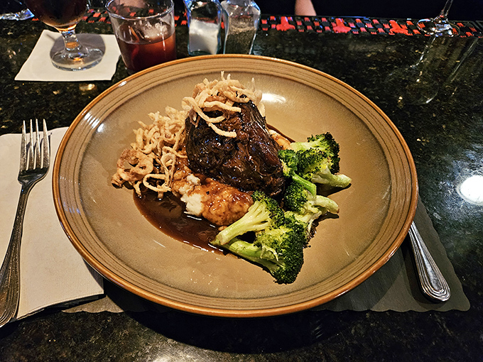 When steak meets broccoli and mashed potatoes, it's not just dinner&mdash;it's a perfectly balanced relationship on a plate.