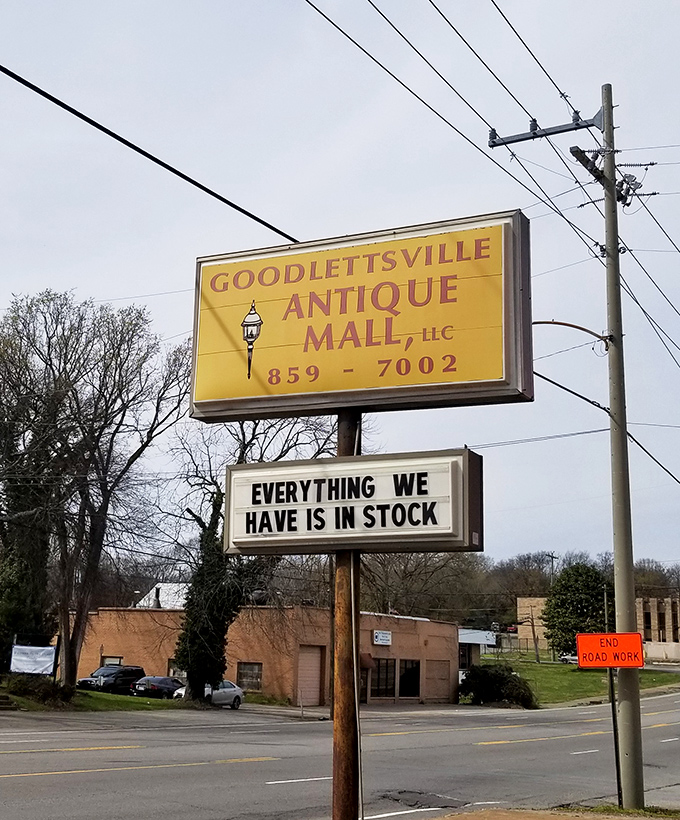 EVERYTHING WE HAVE IS IN STOCK – a refreshingly honest claim in an era of backorders and supply chain issues. Truth in advertising lives!