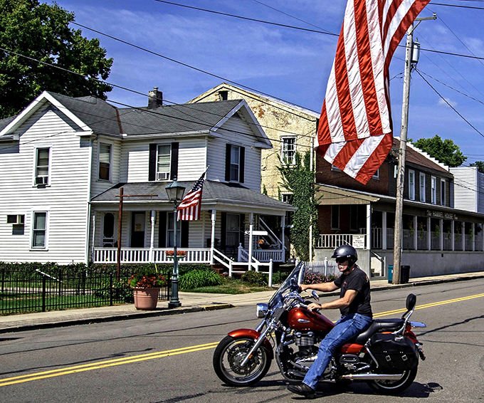 Even the motorcyclists slow down here, because rushing through Waynesville is like speed-reading a good novel &ndash; pointless.