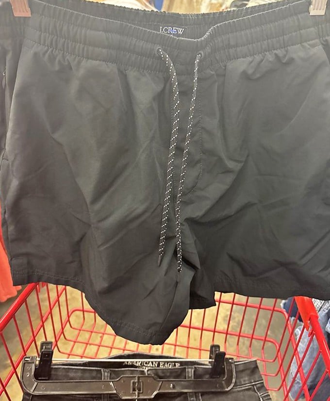 Someone's abandoned swimming dreams become your summer wardrobe win&mdash;J.Crew shorts that probably never saw the deep end.