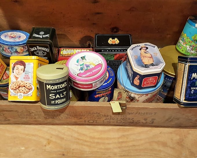 Vintage tin treasures that transport you back to grandma's pantry&mdash;when packaging was an art form and logos were meant to last forever.