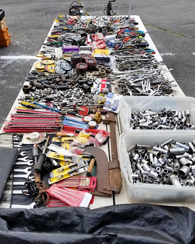 One person's "too many tools" is another's "not nearly enough" – a symphony of wrenches, pliers and gadgets whose purposes remain delightfully mysterious.