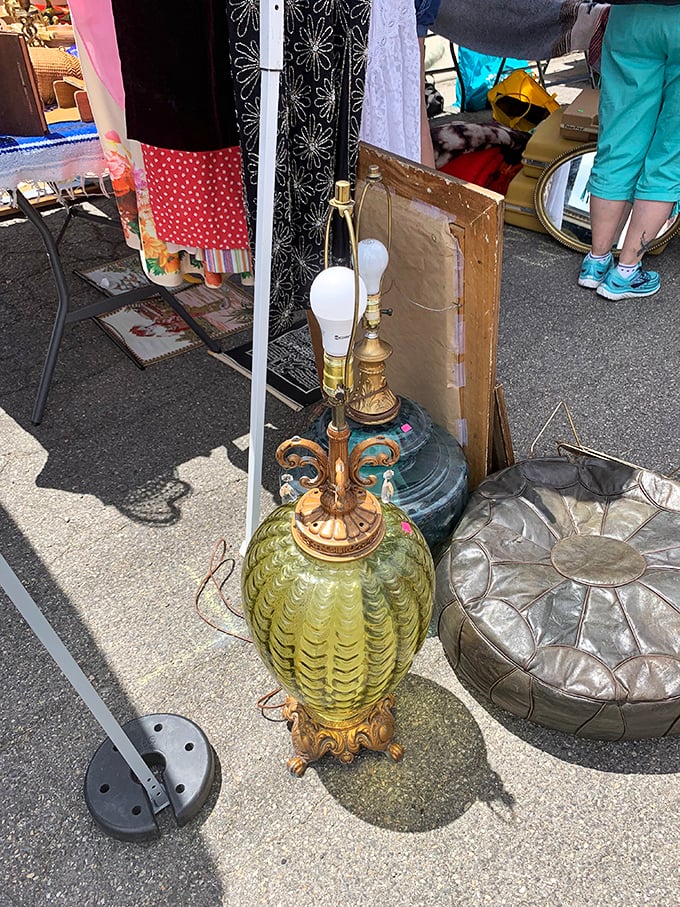 That avocado-green vintage lamp isn't just illumination&mdash;it's a statement piece saying, "My home decor has better stories than yours."