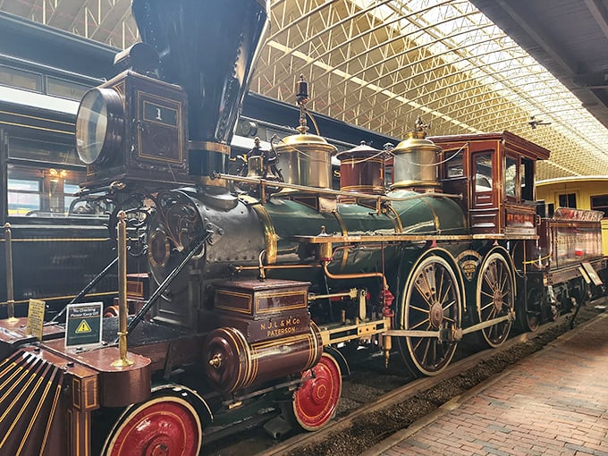 This isn't just any museum piece &ndash; this meticulously restored steam locomotive represents an era when engineering was both art and science.