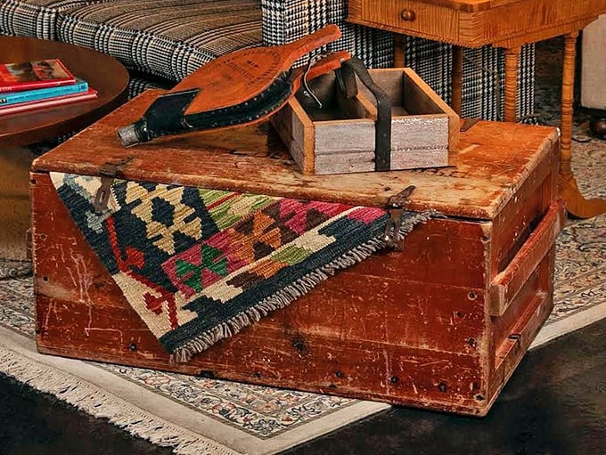 Not just a wooden chest&mdash;it's a treasure box with stories etched into every scratch and dent. Imagine the secrets it's kept over generations.