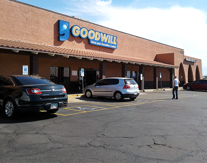 Goodwill's iconic blue sign has become the North Star for bargain hunters across Arizona.