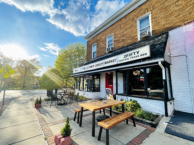 2Fifty Texas BBQ brings Central Texas tradition to this charming corner market in Riverdale Park.