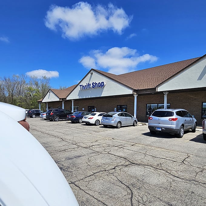 AbleLight Thrift Shop sits unassumingly in its strip mall home. Like the quiet kid in class who turns out to have the best stories.