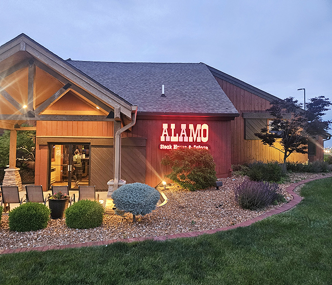 The Alamo's rustic charm promises big Texas-sized flavors in the heart of Illinois prairie.