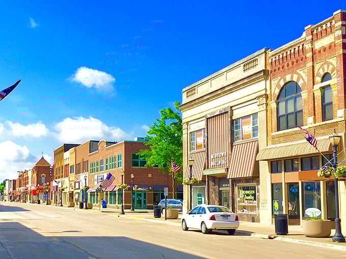 Austin's main street proves that small towns can surprise you with their vibrant energy and unexpected architectural treasures.