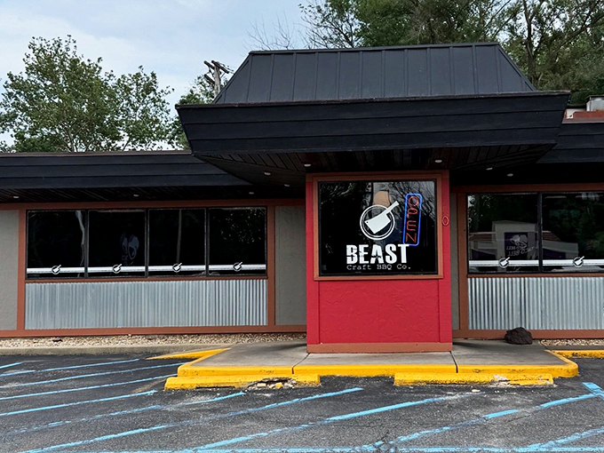 BEAST's bright red door is like the entrance to a meat-lover's speakeasy &ndash; simple outside, extraordinary inside.