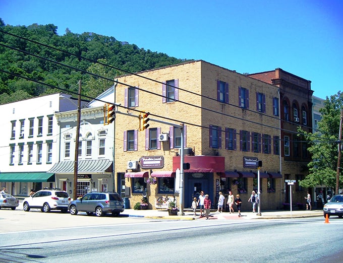 Berkeley Springs' downtown blends historic architecture with small-town hospitality. These buildings have been welcoming visitors since George Washington was just "George."