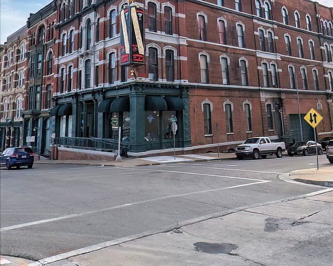 Boudreaux's historic corner building has seen a century of St. Joseph history, but never seafood this good.