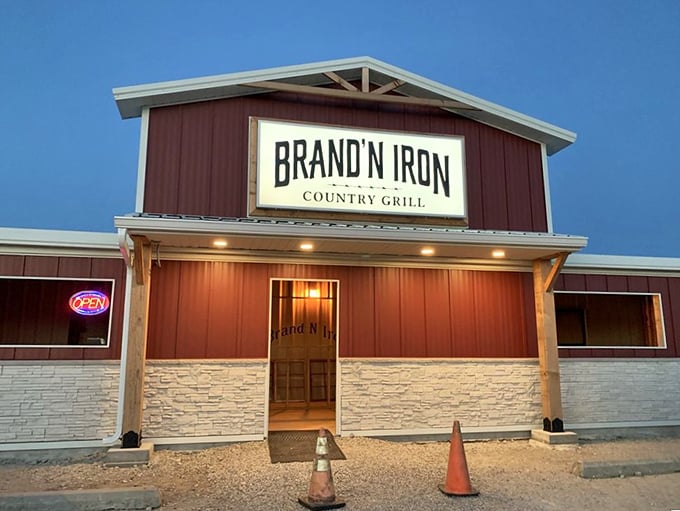 Barn-style beauty that makes you want to mosey in and stay awhile for supper.