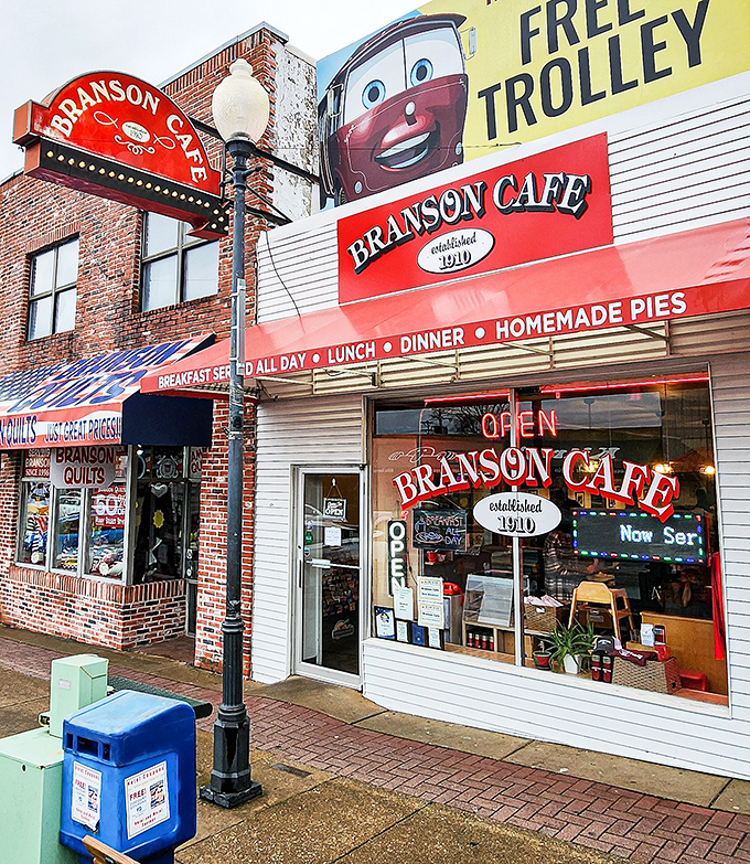 Nestled among Branson's attractions, this historic storefront has been serving homestyle cooking since before the town became famous for anything else.