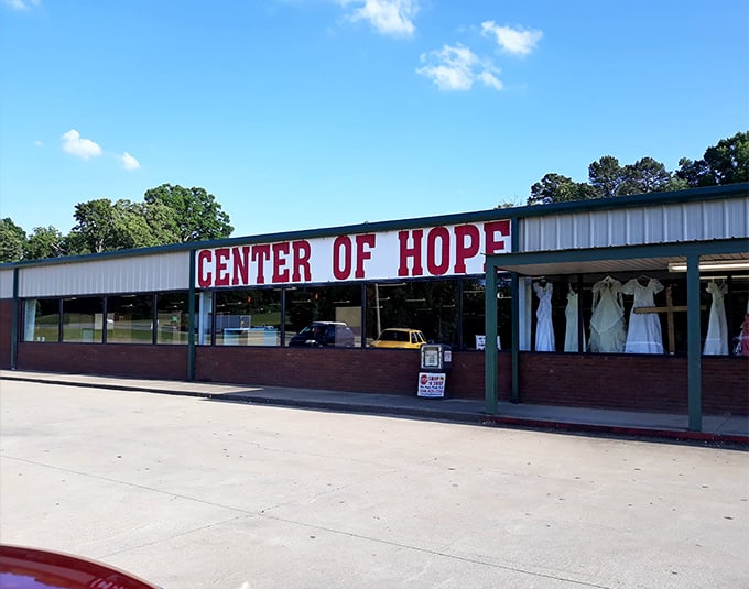 Long buildings like this one hold the best secrets &ndash; vintage treasures stretched out for miles.