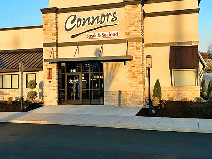 Connors' elegant stone facade promises sophisticated seafood without the stuffiness &ndash; like wearing your fancy clothes with comfortable shoes.