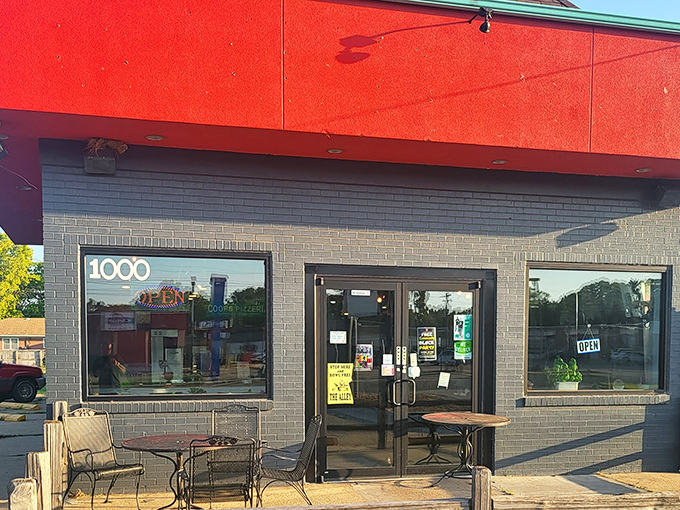 Coop's might look like a pizza speakeasy, but that's part of the charm! The best flavors often hide in plain sight.