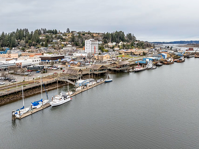 Coos Bay's working harbor creates a practical atmosphere where coastal living comes without coastal pricing.