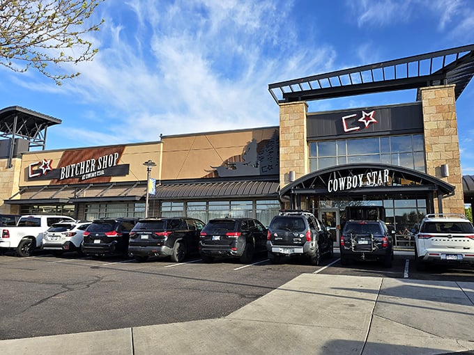 Cowboy Star's modern fa&ccedil;ade houses both restaurant and butcher shop. They know their meat from pasture to plate!