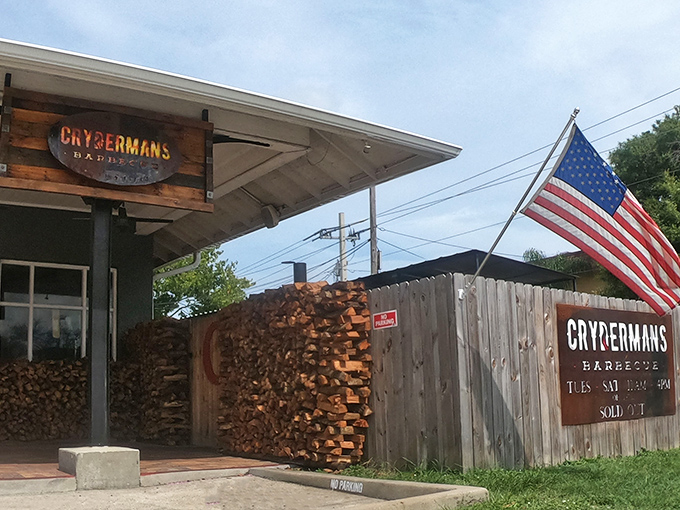 Those stacked logs aren't just decoration - they're the fuel that creates barbecue magic every single day.