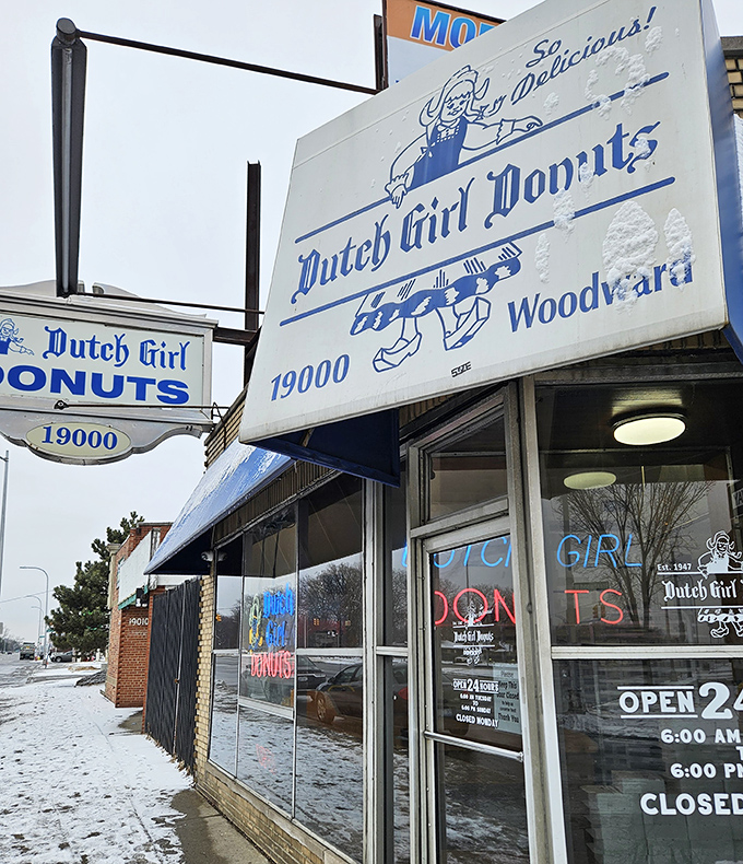Dutch Girl Donuts' vintage signage has guided hungry Detroiters to donut nirvana since before your parents' first date.