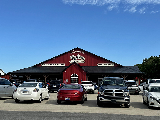 The barn-red exterior of Dutchmaid Eatery isn't just eye-catching&mdash;it's a promise of farm-fresh flavors waiting inside.