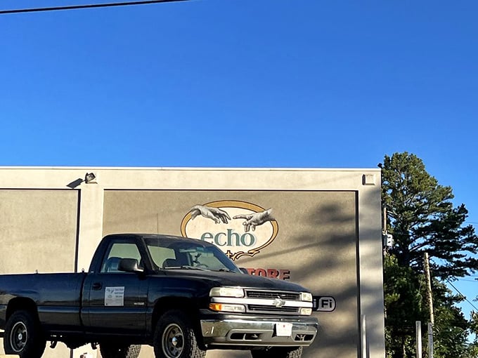 ECHO might sound like a cave, but this treasure trove echoes with the sound of happy bargain hunters.