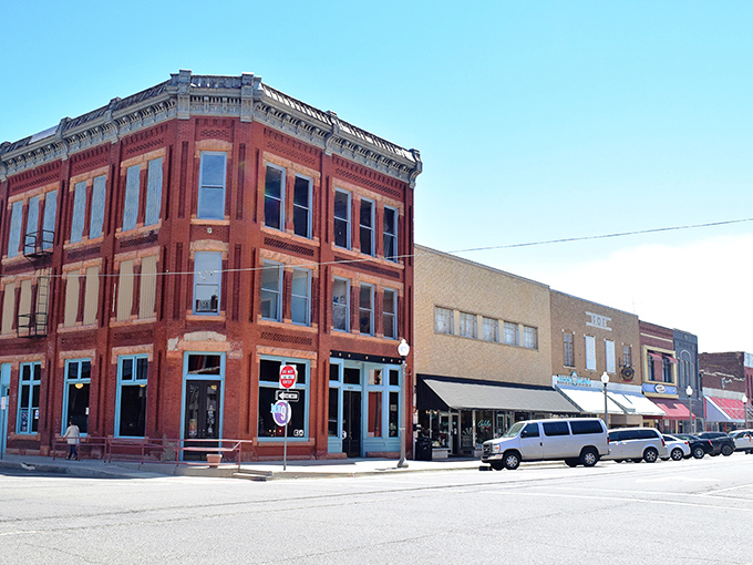 El Reno's historic buildings stand shoulder-to-shoulder like old friends sharing stories of Route 66. 