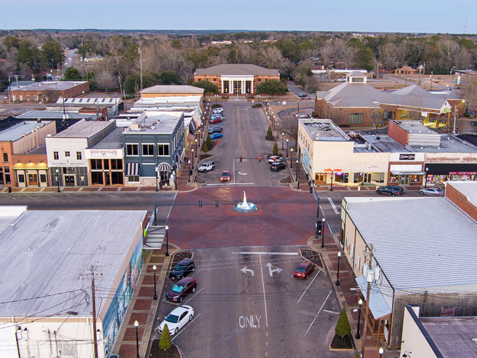 Enterprise's town square centers around community spirit, where budgets and hearts both feel at home.