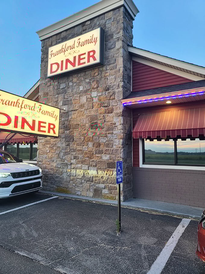 Stone and timber construction suggests they're building meals to last - just like the old days.