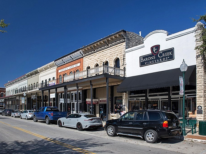 Granbury's historic buildings stand shoulder to shoulder like old friends, sharing secrets and supporting each other through changing times.