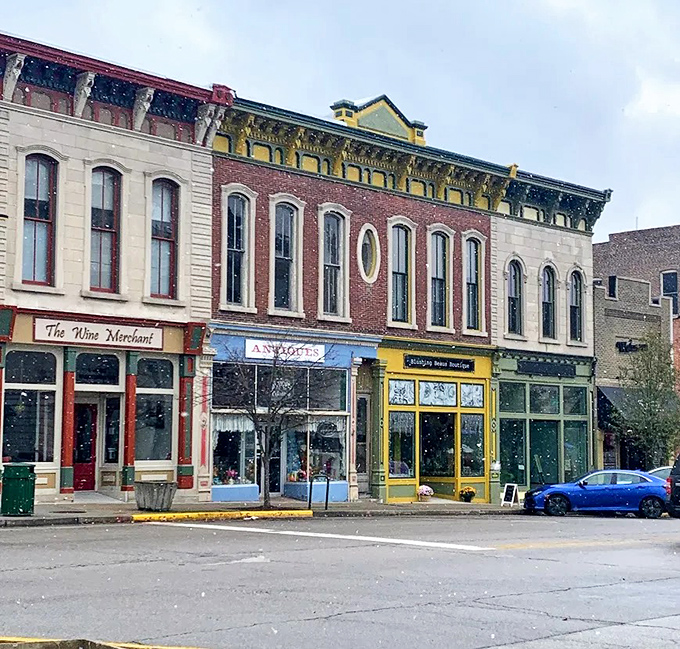 The courthouse dominates Greencastle's square like a proud grandfather watching over generations of families passing through town.