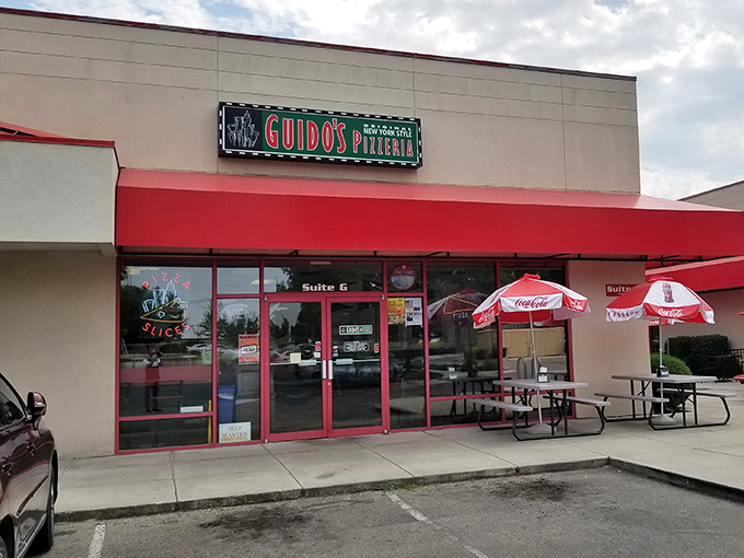 Guido's red awning signals authentic New York pizza has found a happy home in the Gem State.