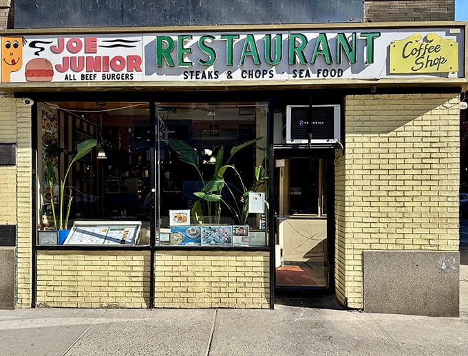 Joe Jr.'s yellow brick corner location has been feeding East Village souls for generations.