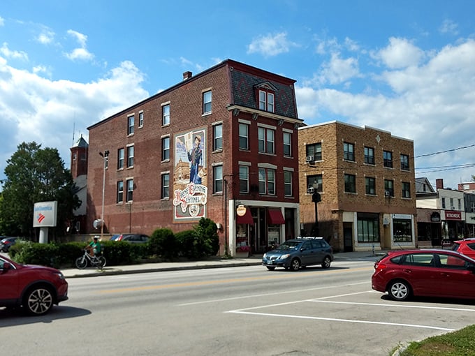 Keene's college town energy radiates from streets lined with student-budget-friendly dining options and more.